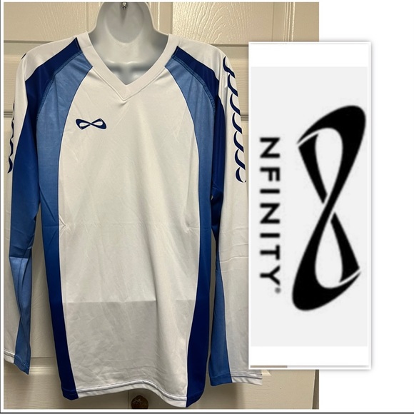 NFINITY | Shirts | Nfinity Blue And White Nfinity Jersey | Poshmark